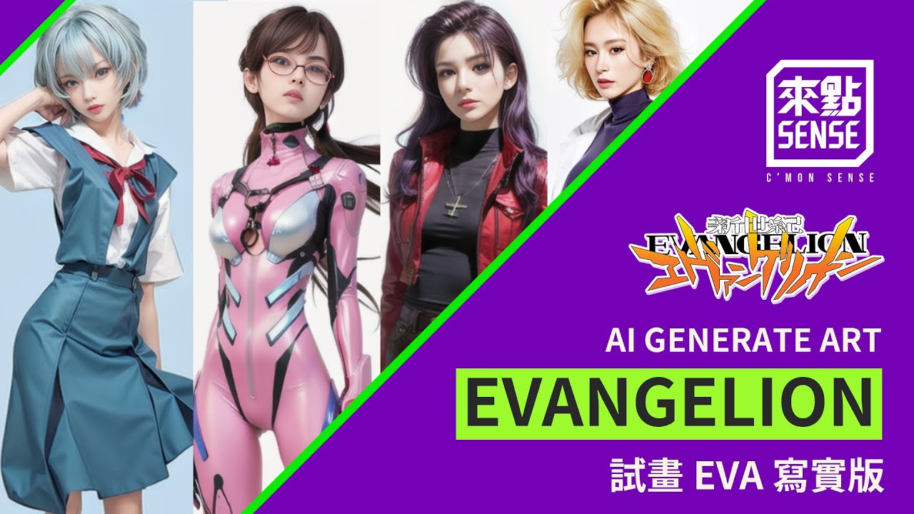 [來點AI] Lifelike Evangelion by AI | 試畫 EVA 寫實版 | Neon Genesis Evangelion ...