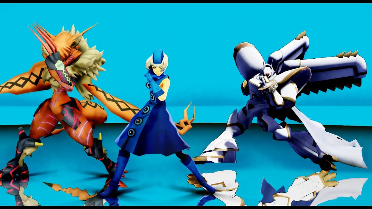MMD Persona 3 X Digimon - Light the Fire - - YouTube