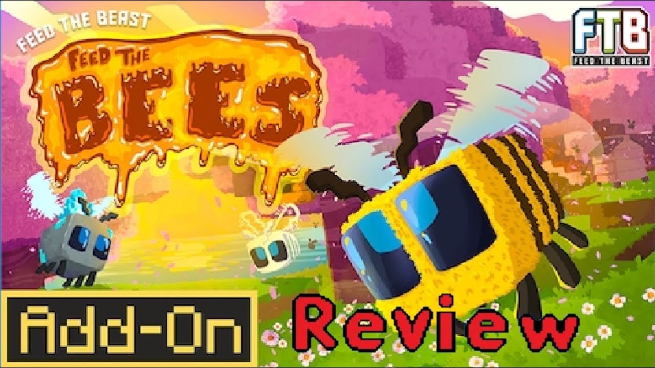 Minecraft Bedrock addon mod review Feed the Bees - YouTube