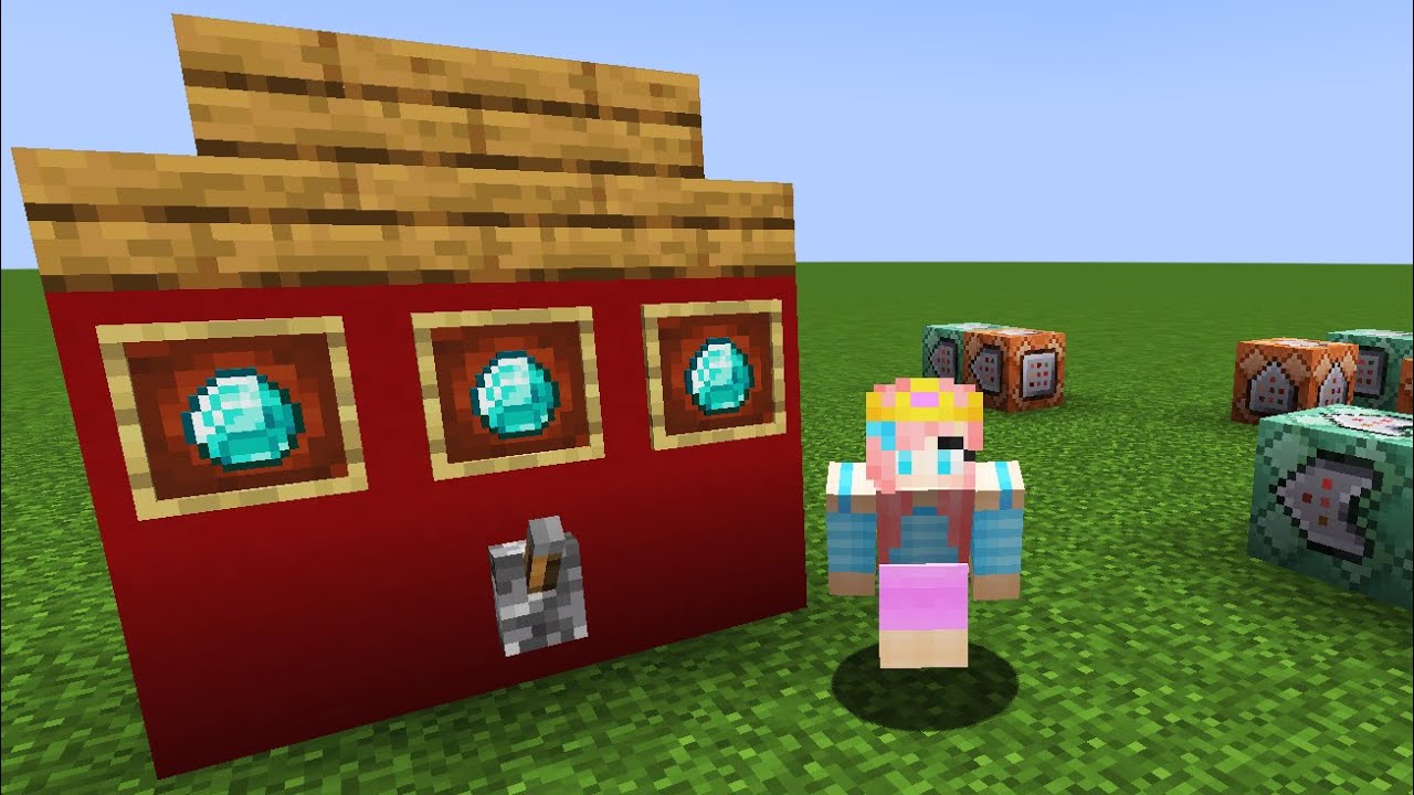 Making A Working Slots Machine In Minecraft - YouTube