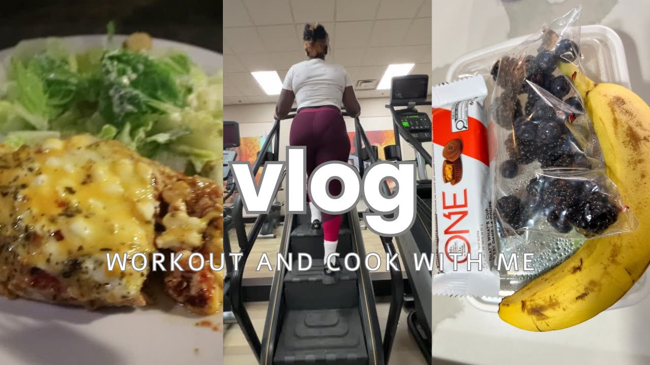 VLOG: Hitting Protein & Fitness Goals, Cook Dinner with me - YouTube