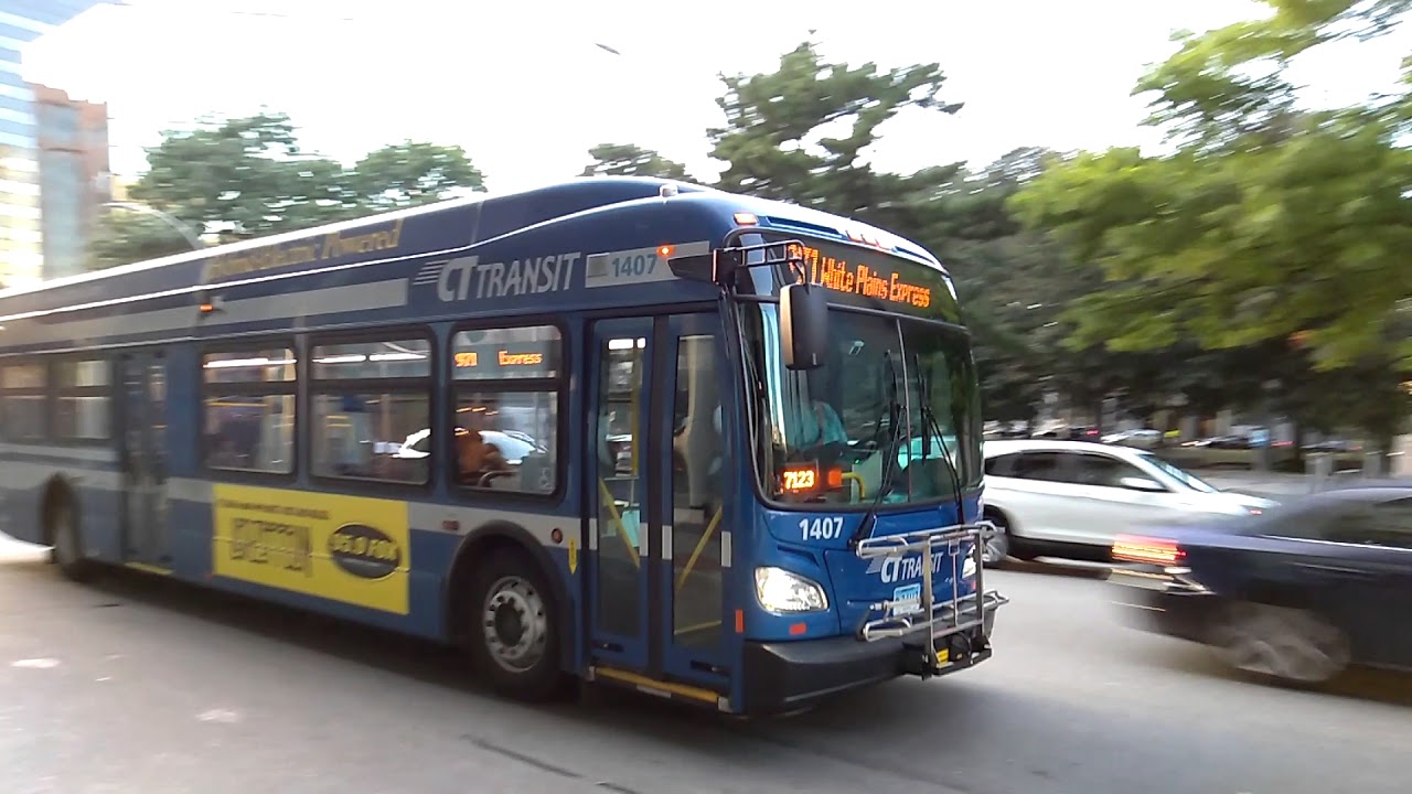 CT Transit NewFlyer Xcelsior XDE40 #1407 on RT.#971 - YouTube