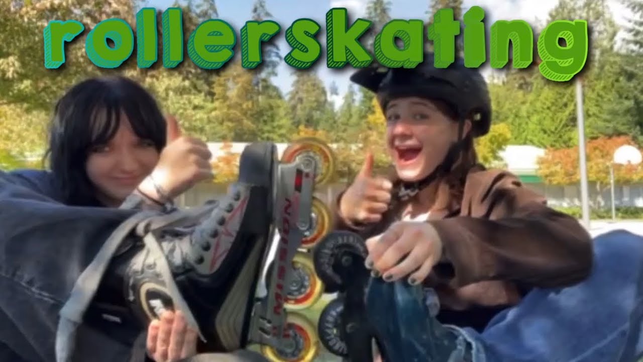 come rollerskating with alex & hannah! - YouTube