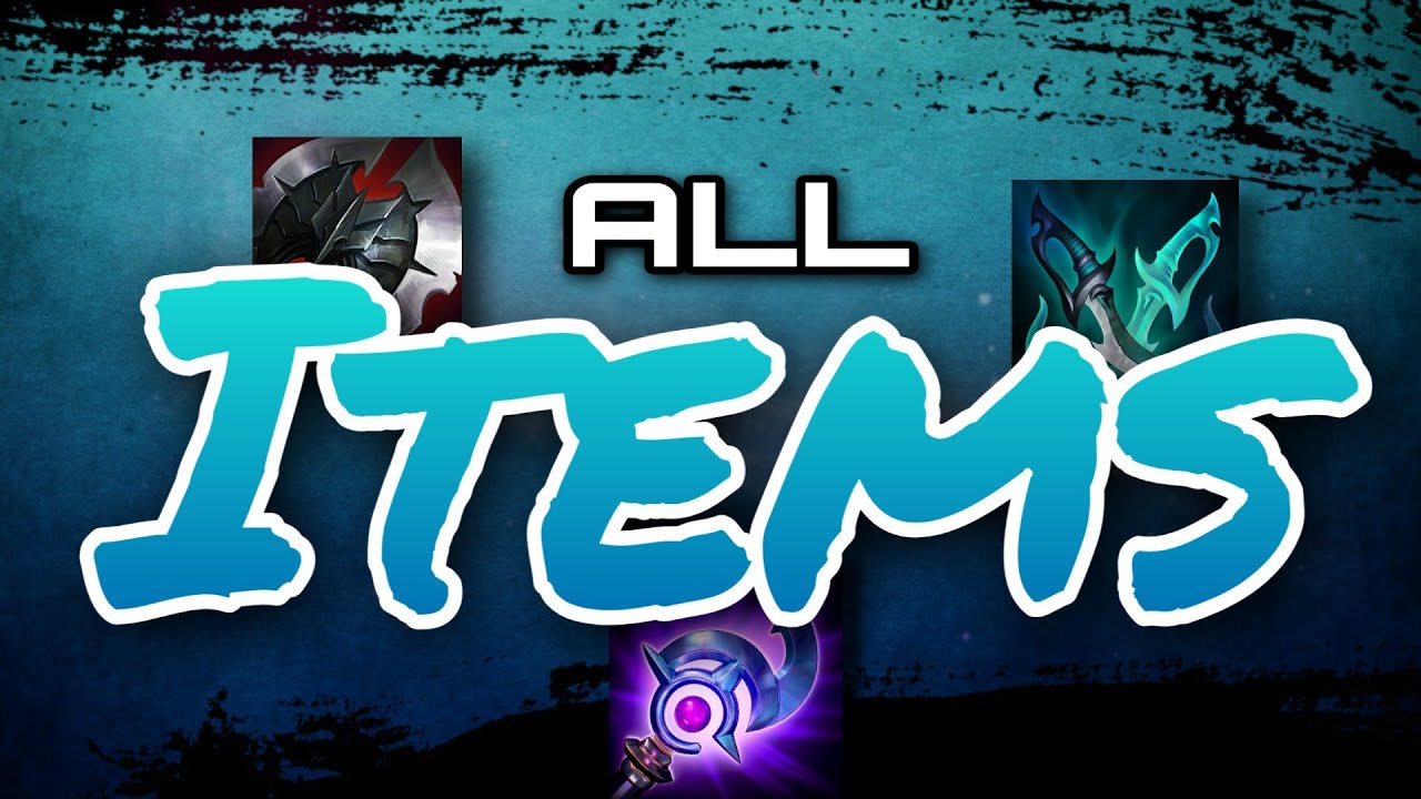 ALL THE ITEMS - League of Legends Wild Rift Alpha - YouTube