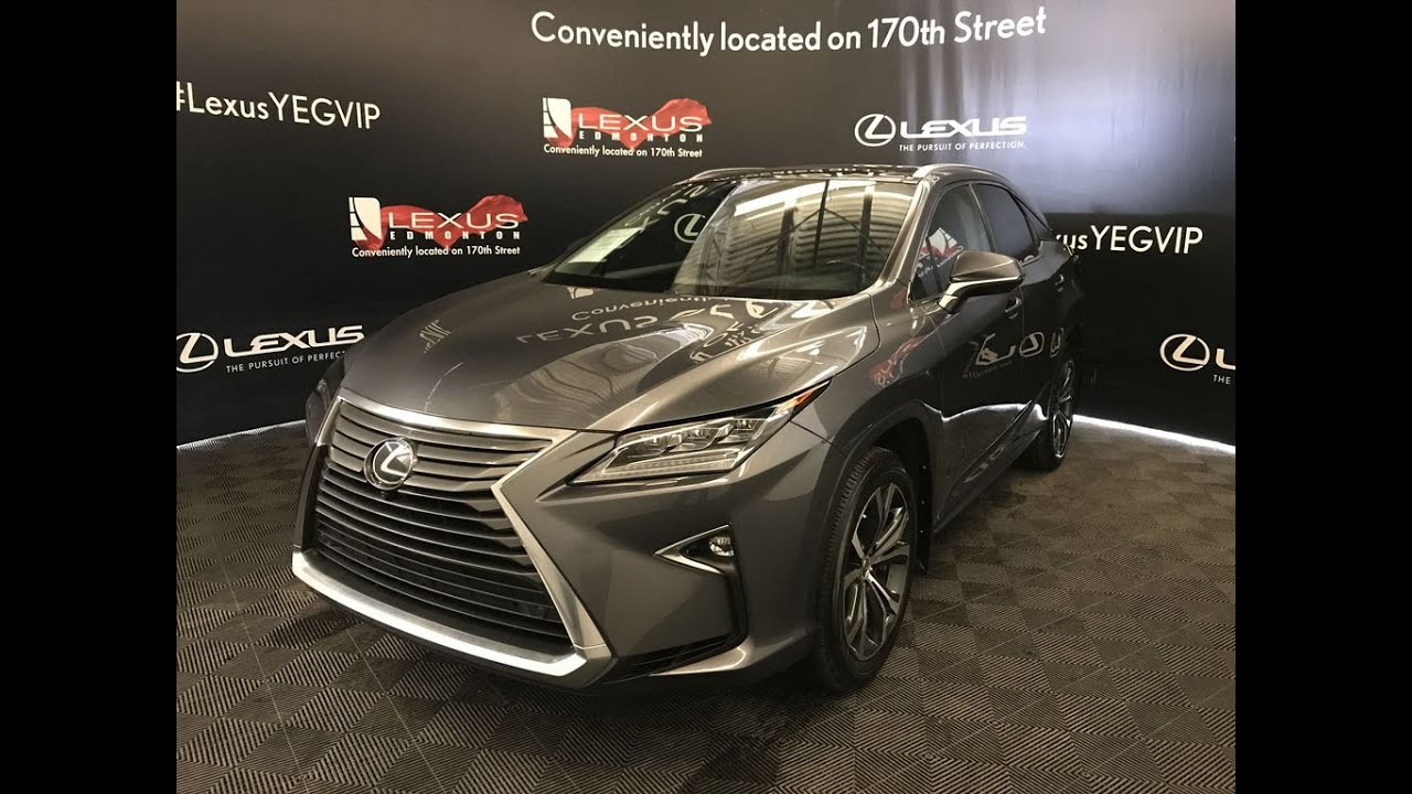Gray 2017 Lexus RX 350 RX 350 Review Edmonton Alberta - Lexus of ...