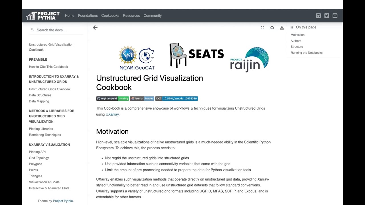 2024 ESDS Annual Event: UXarray Tutorial - YouTube