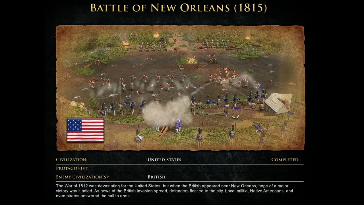 Battle of New Orleans (1815) | Historic Battles | Age of Empires 3 Definitive Edition - YouTube