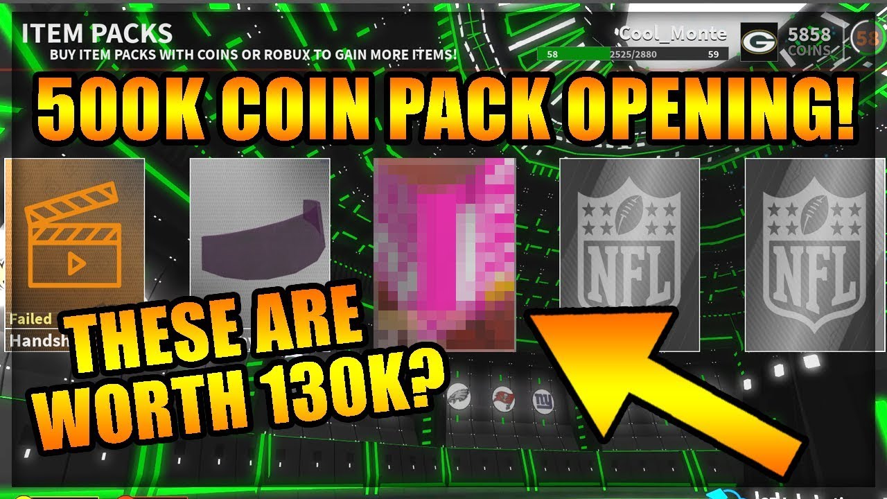 THESE ARE WORTH 130K? - ROBLOX NFL 500K PACK OPENING VIDEO - YouTube