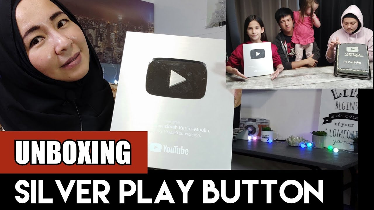 SILVER PLAY BUTTON UNBOXING / 100K SUBSCRIBERS SPECIAL - YouTube