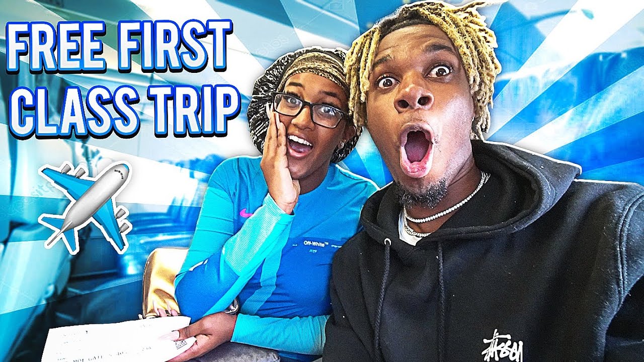 FREE FIRST CLASS FLIGHT!!!😍 - YouTube