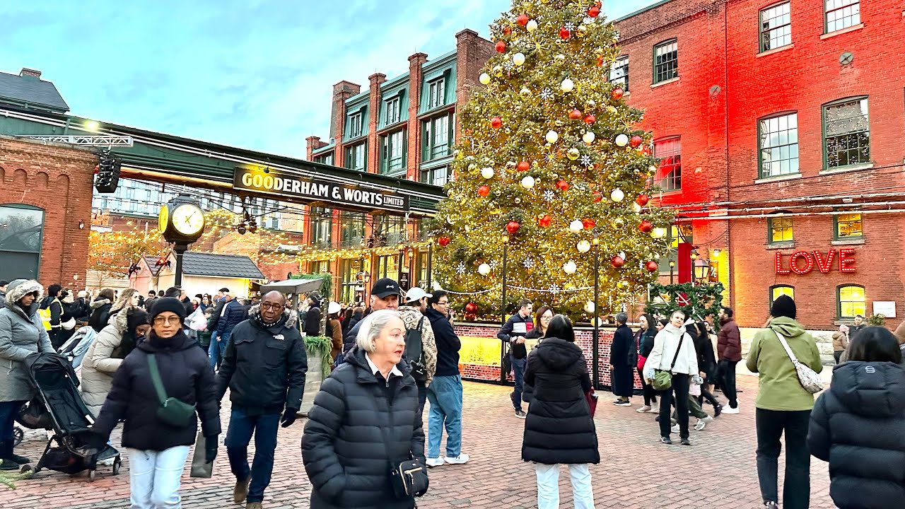 DISTILLERY WINTER VILLAGE Toronto 2025 - Christmas Market - YouTube