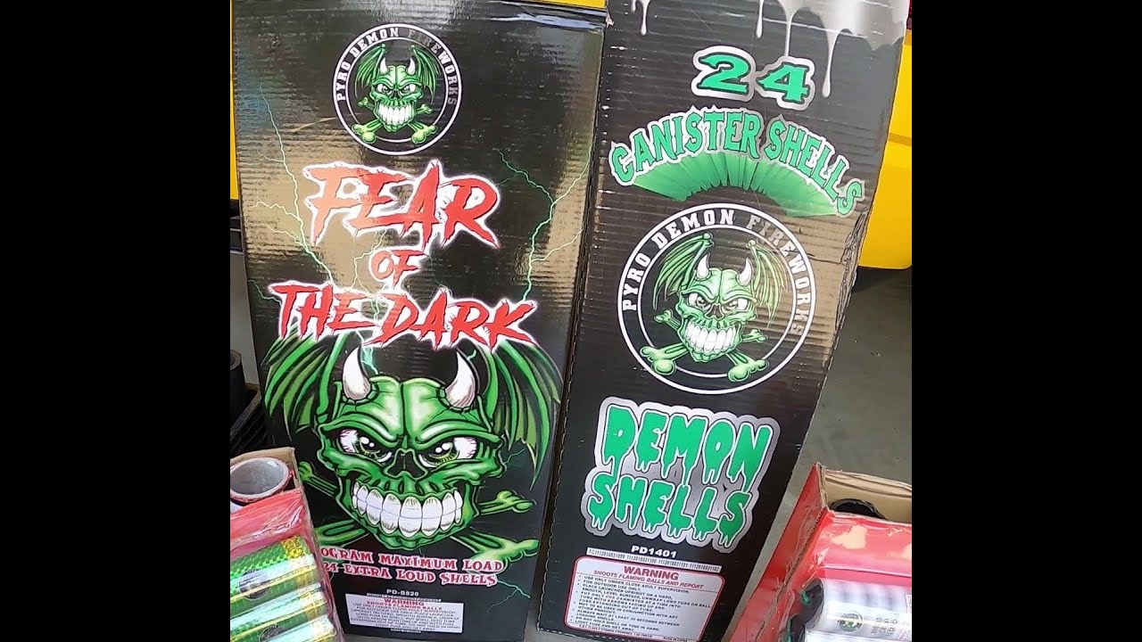 Pyro demon canister shells - YouTube