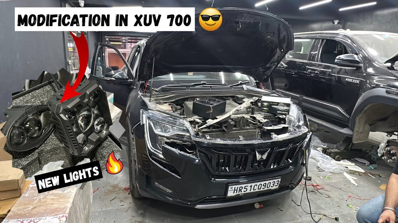 Modification In Mahindra XUV 700 | New Lights For Mahindra XUV 700 ...