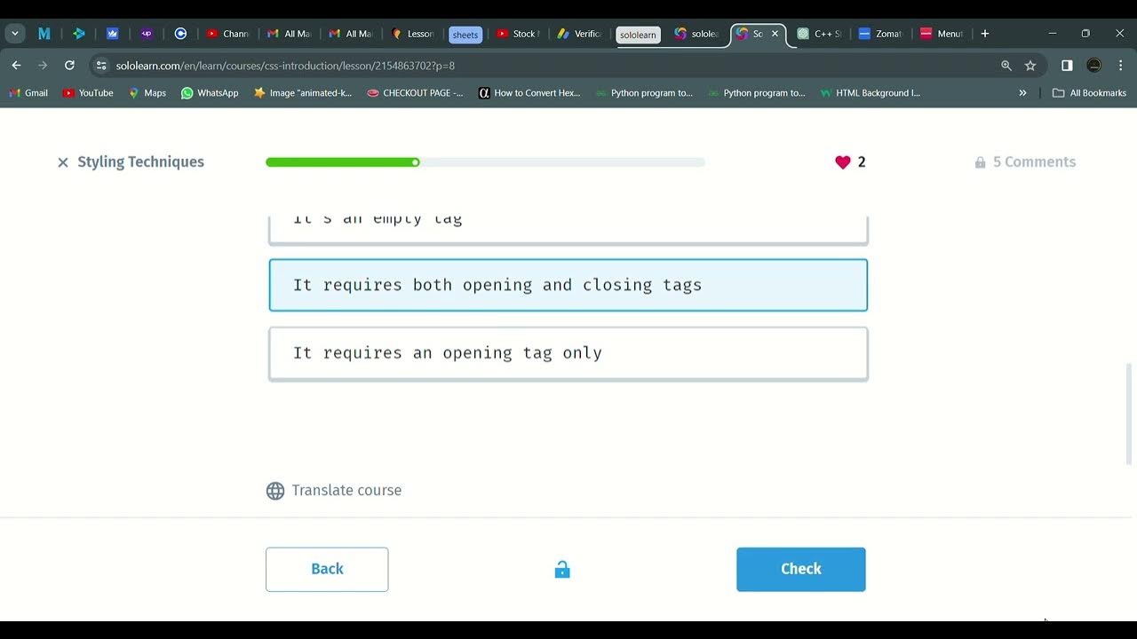 02 Styling Techniques Introduction To Css Sololearn Youtube