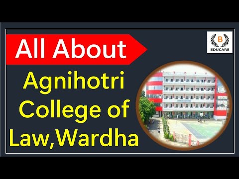 Agnihotri College of Law, Wardha - Seats | Admission Process | Score ...