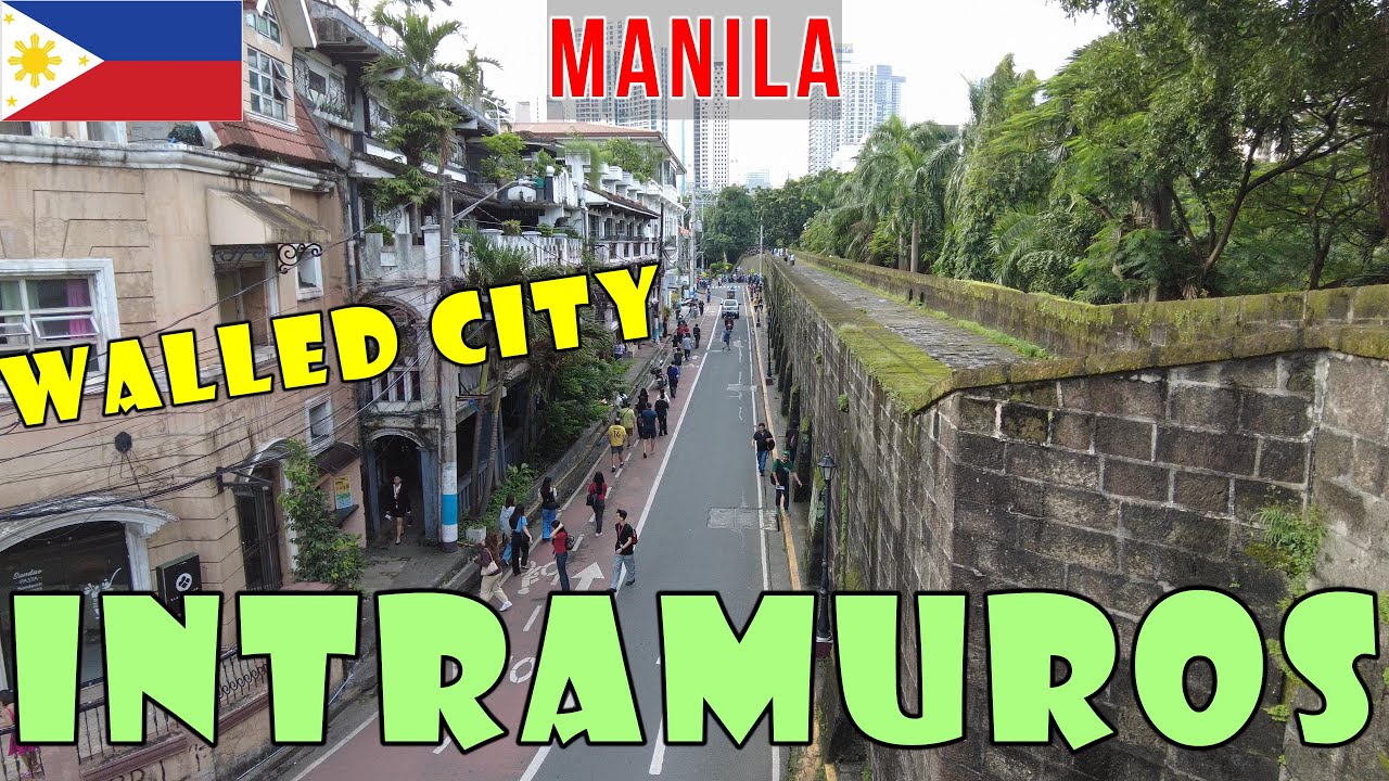 Walking Along the Intramuros Walls | Manila PH - YouTube