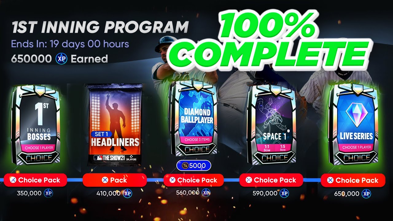 HOW DID I 100% COMPLETE THE FIRST INNING PROGRAM!? - YouTube