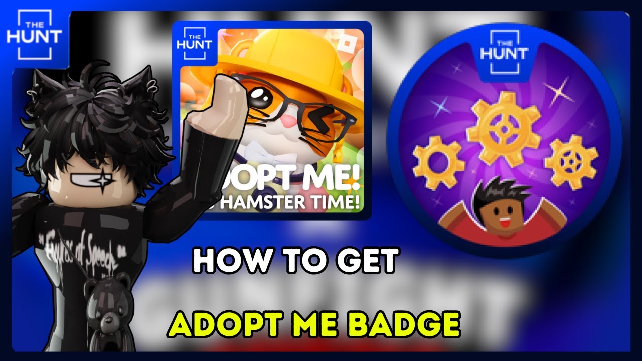 HOW TO GET THE HUNT BADGE FROM Adopt Me ! (ROBLOX THE HUNT EVENT 2024 ...