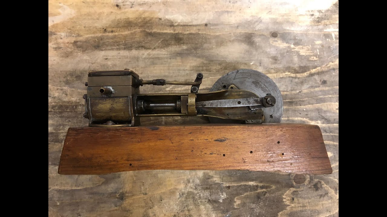 Model mill engine with expansive cut off governors - YouTube