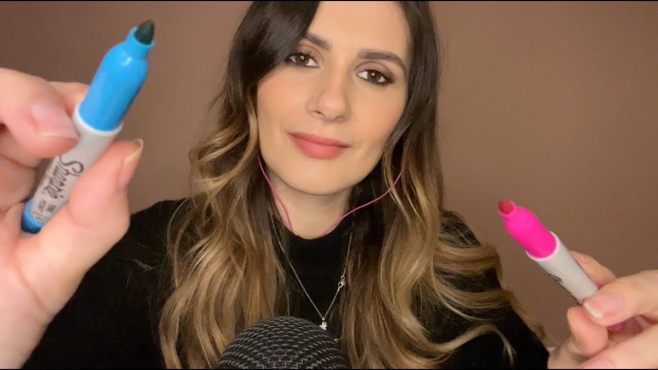 ASMR Tracing/Drawing on your Face 🎨 - YouTube