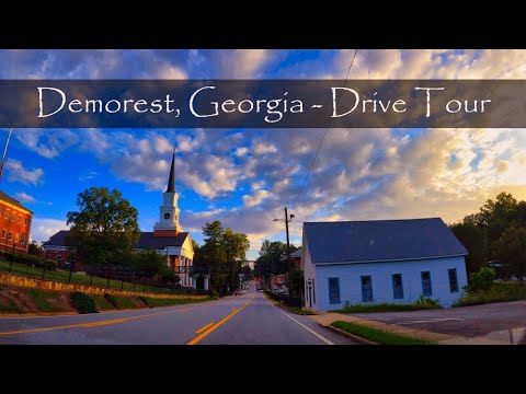 Demorest, Georgia - Driving Tour - 4K - YouTube