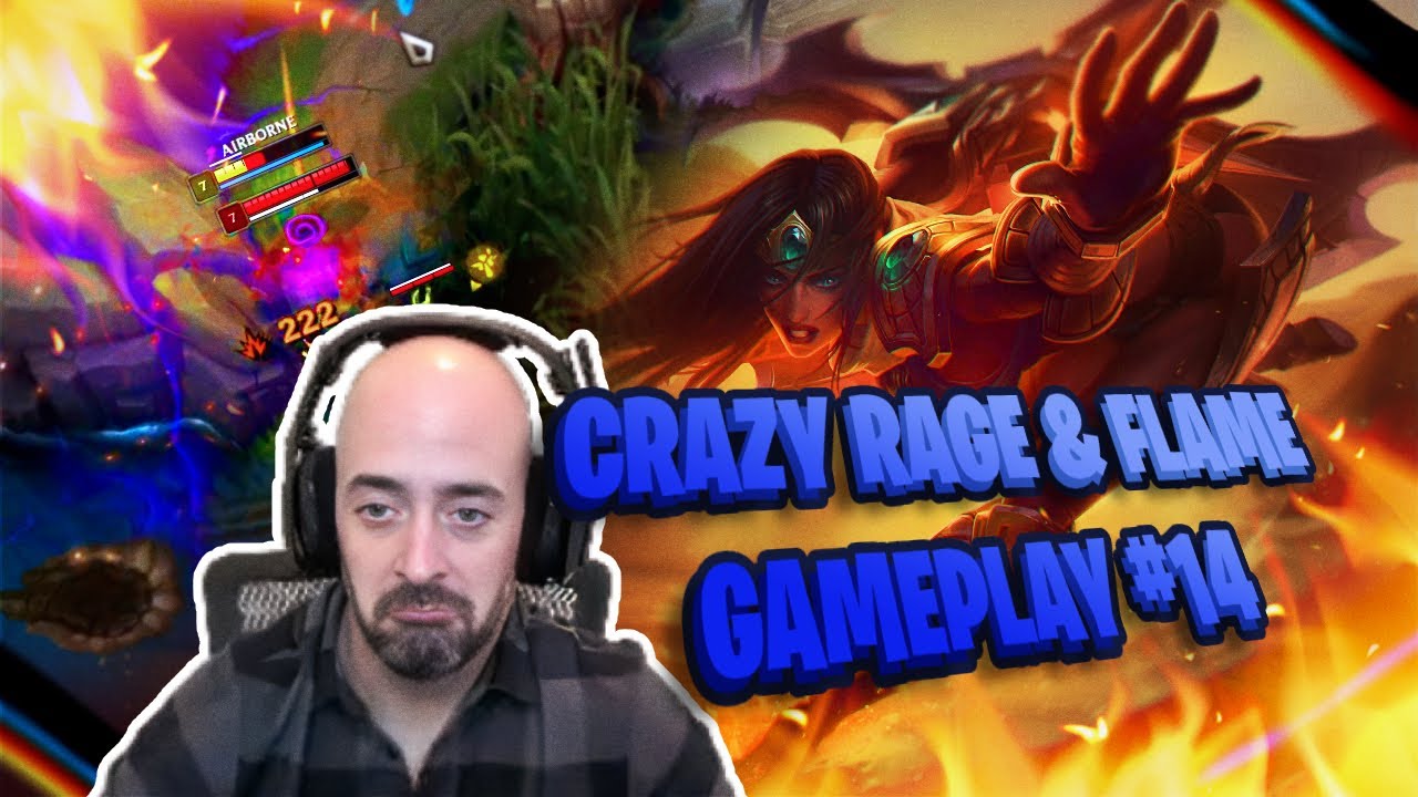 SoloRenektonOnly CRAZY RAGE & CHAT FLAME GAMEPLAY #14 | Sivir Top Fail ...