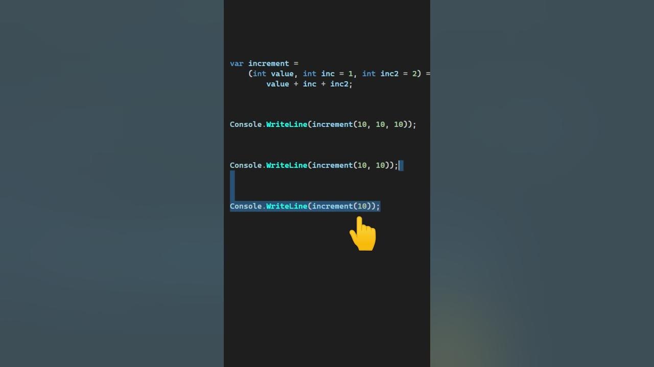 C# 12 new feature: Default Lambda Parameters - YouTube