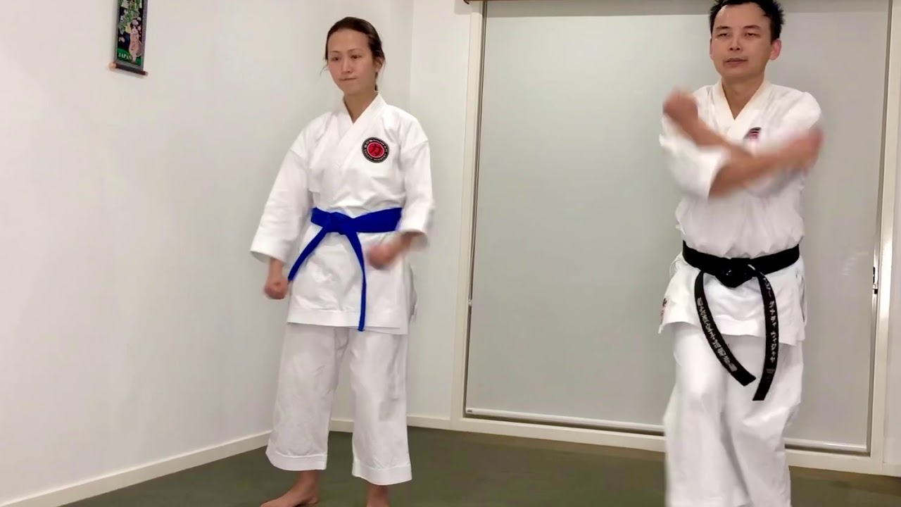 TENSHO Kata Goju Ryu Karate by Sensei Davy Wijaya & Dina Ekastevia ...