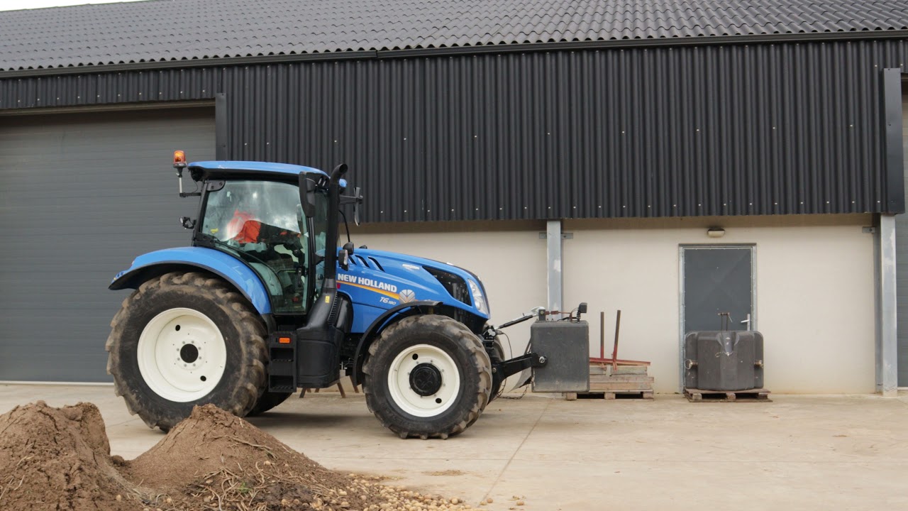 New Holland T6.180 - YouTube