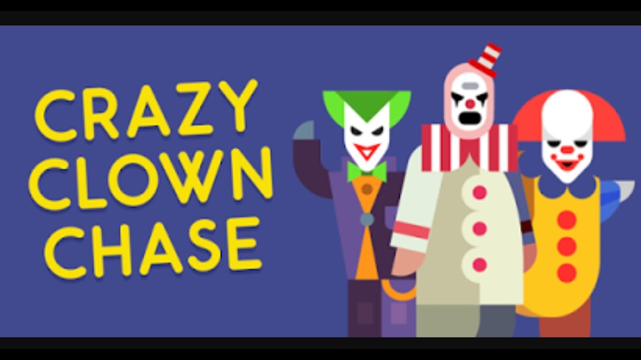 Crazy Clown Chase - first play video game review! - YouTube