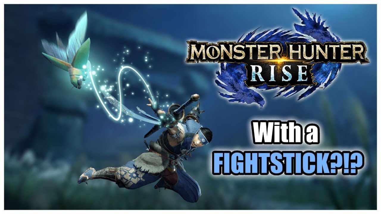 MH Rise DEMO first playthrough but I use a fightstick - YouTube