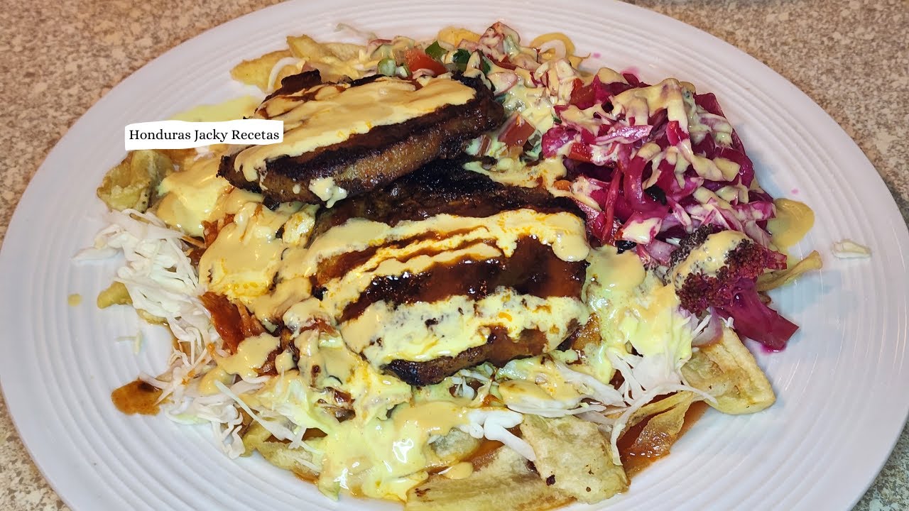 🇭🇳CHULETA con tajadas🤤🇭🇳 - YouTube