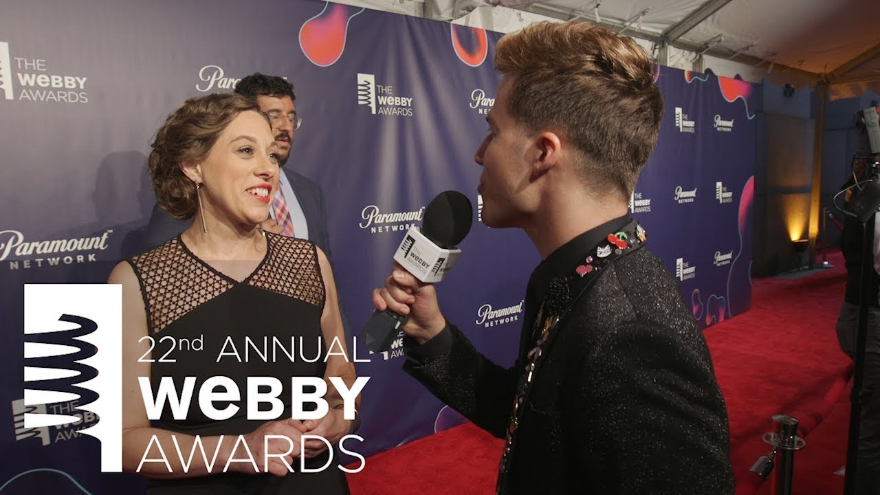 Jenny Hagel on the 22nd Annual Webby Awards Red Carpet, presented by Paramount Network - YouTube