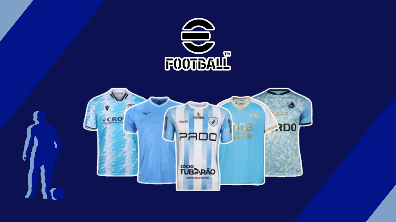 Efootball 2024 Mobile #11 - LIGHT BLUE KIT - YouTube