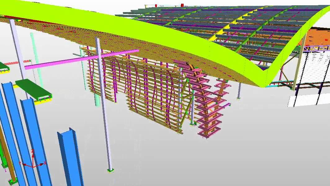 Curved Roof Steelwork - YouTube