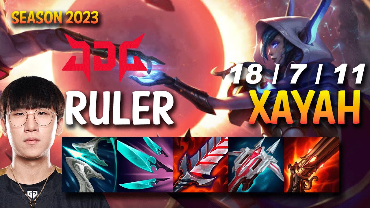 JDG Ruler XAYAH vs APHELIOS ADC - KR Ranked - YouTube