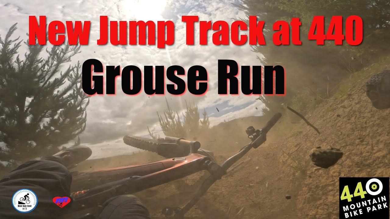New Jump Track at 440 MTB Park. Grouse Run. Yes I crash! - YouTube