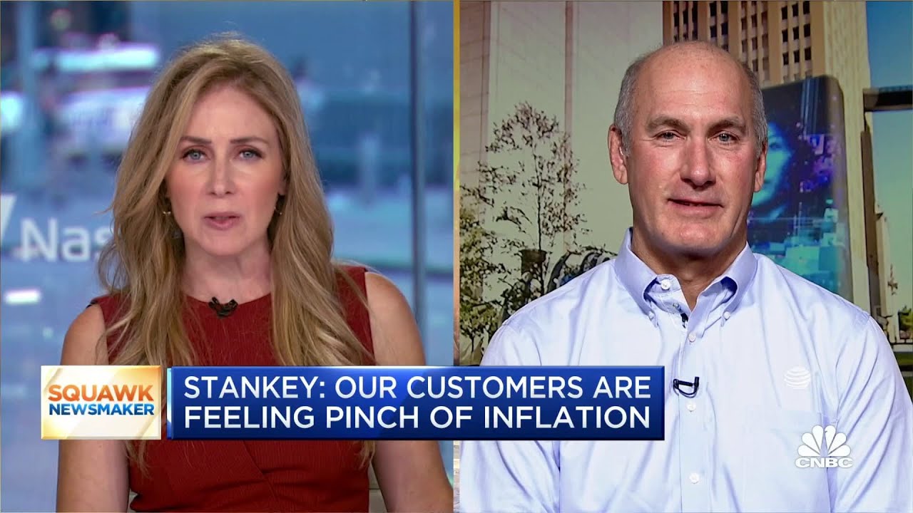 AT&T CEO John Stankey: I expect a more tepid economic environment - YouTube