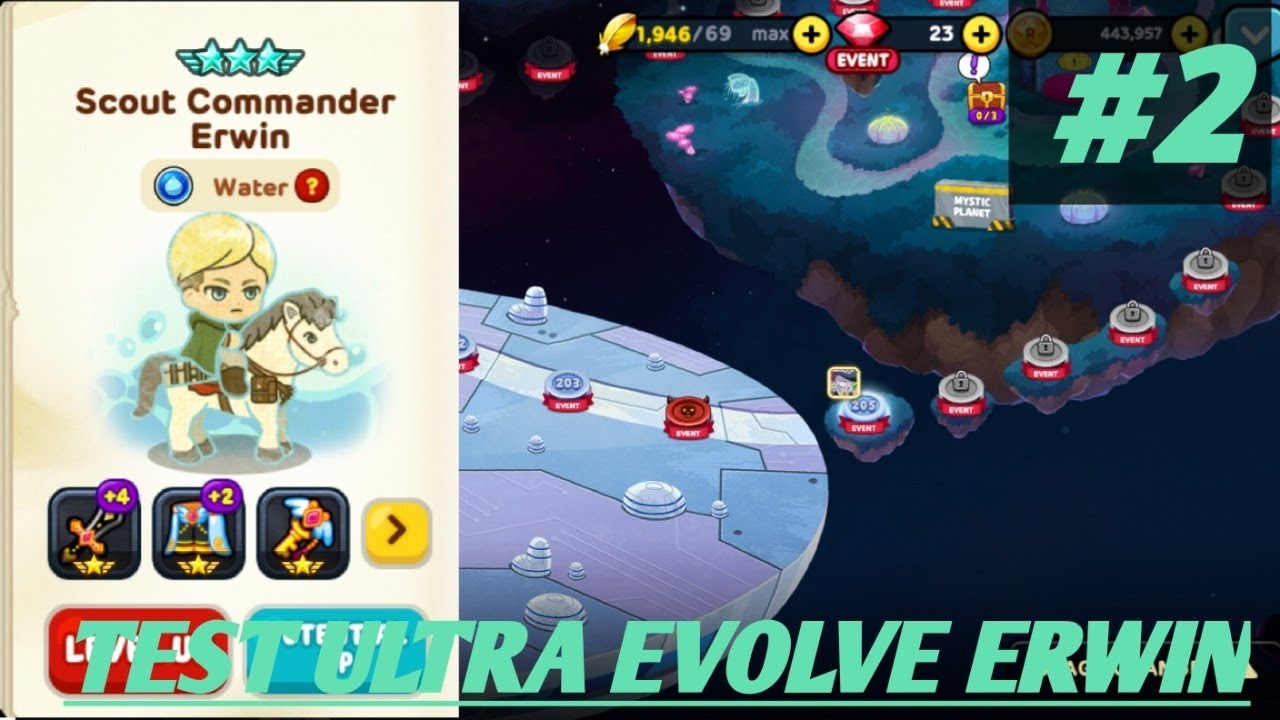 Test Ultra Evolve Erwin|Line Ranger ×AOT #2 - YouTube