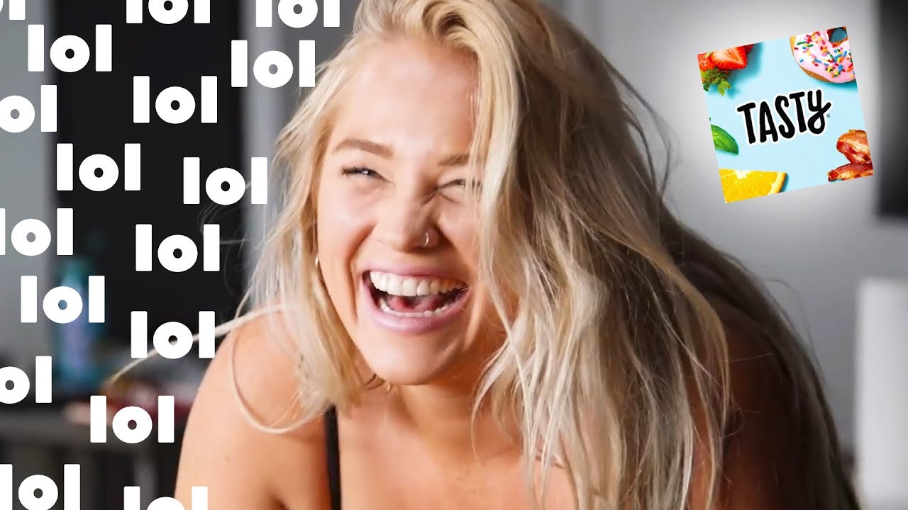 TRY NOT TO LAUGH | BuzzFeed Tasty Edition | Alix Traeger - YouTube