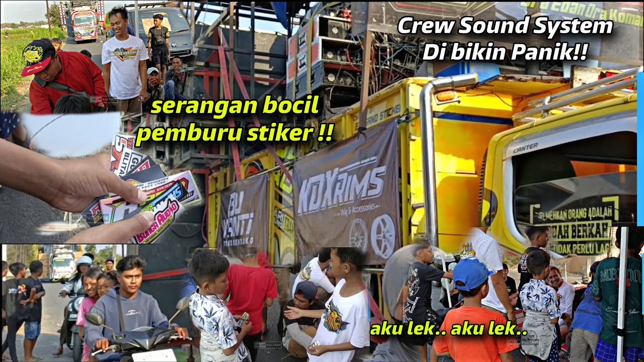 Horeg Mania Sejak Dini 🔥Para Crew Sound System Jadi Sasaran Bocil ...