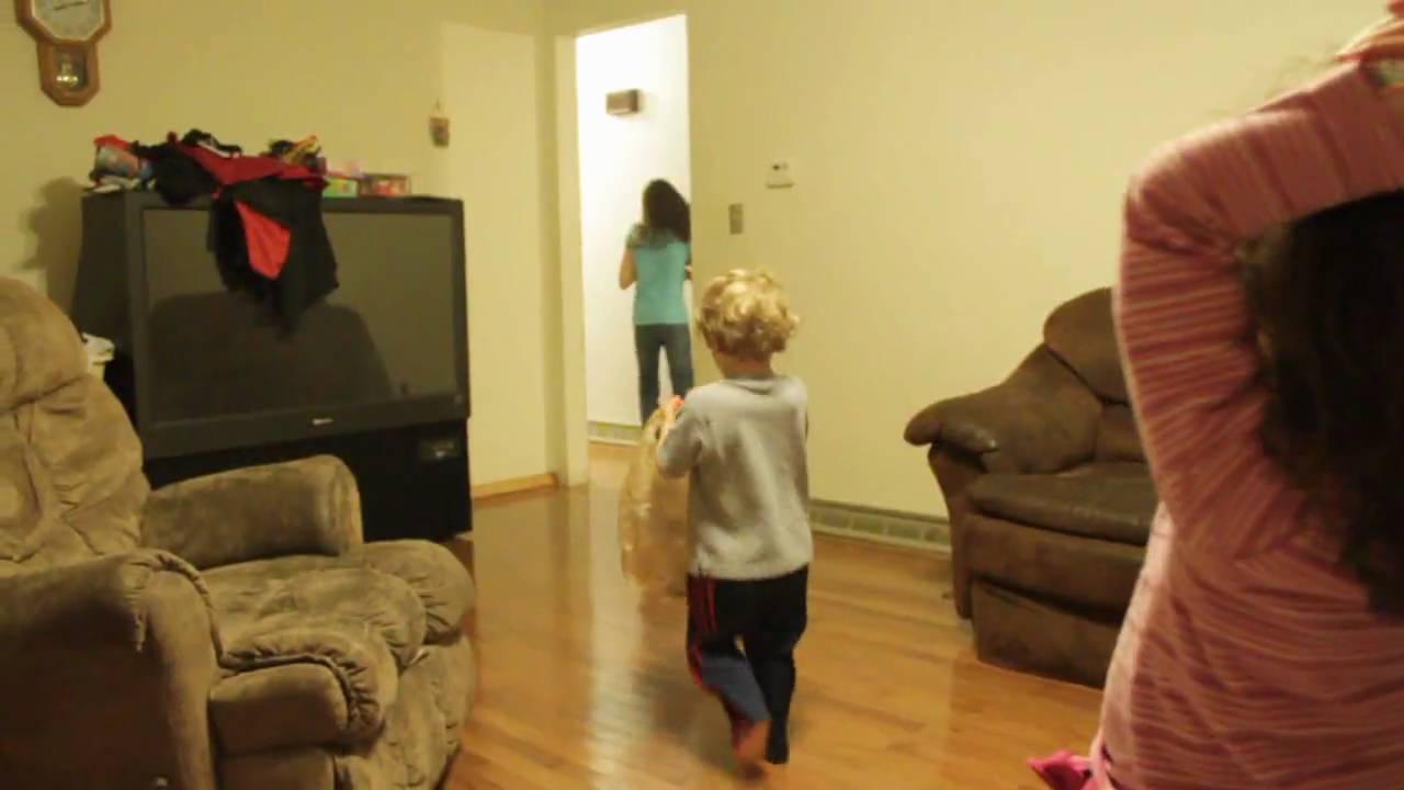 My kids robbing a bank. - YouTube
