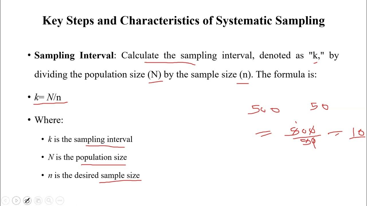 Systematic Sampling Method - YouTube