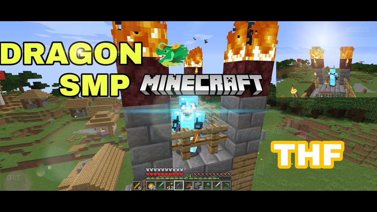 Dragon smp ep 1|| THF|| Minecraft||critical smp season end😔|| making ...