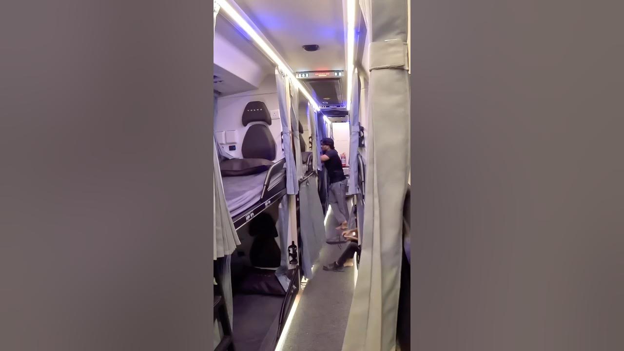 Luxury sleeper bus in India, ZingBus Maxxx - YouTube