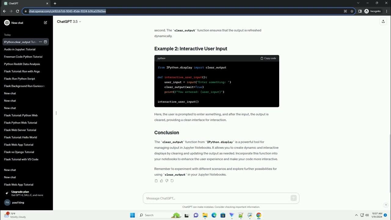 from ipython display import clear output - YouTube