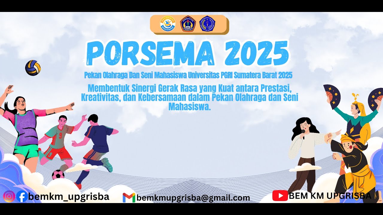 Pekan Olahraga dan Seni Mahasiswa UPGRISBA (PORSEMA) 2025 Day 2 - YouTube