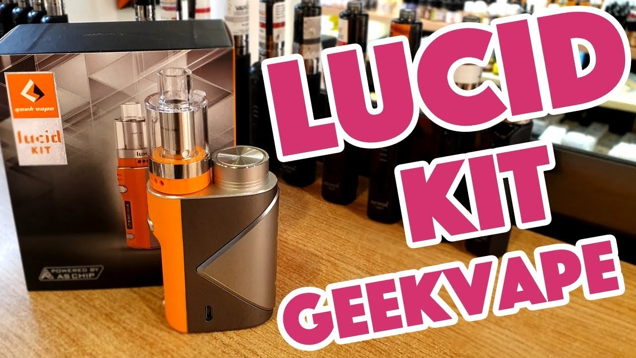 Geekvape Lucid Kit - la box leggera con tank usa e getta 💨💨⚖️ - YouTube