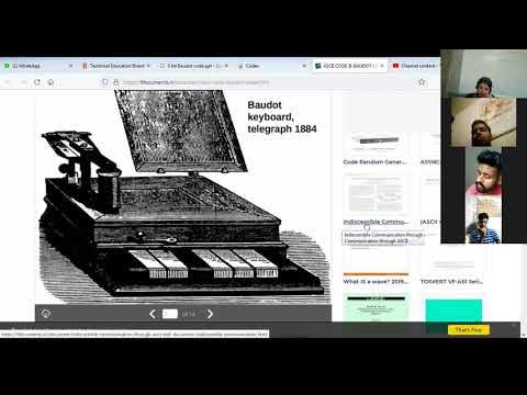 5 bit Baudot code, 7 bit ASCII - YouTube