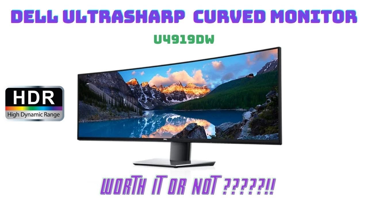 Dell UltraSharp 49 Curved Monitor U4919DW Review - YouTube
